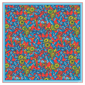 Carrée de soie/ Square silk scarves – Hall Textiles